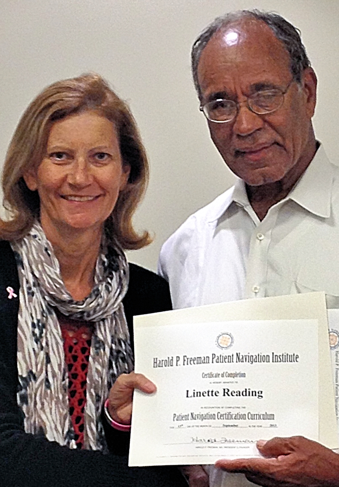 Friends founder earns Patient Navigation Certification – Indian River ...