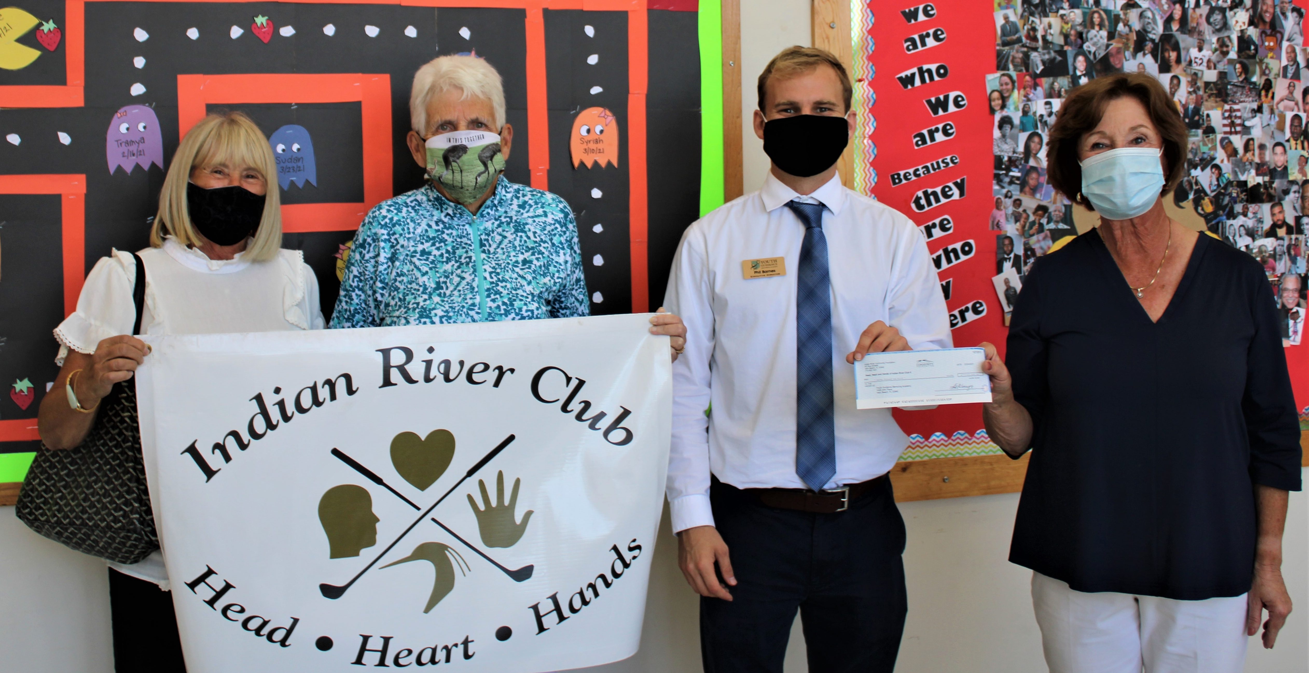 Head, Heart and Hands of Indian River Club presents grant to Youth ...